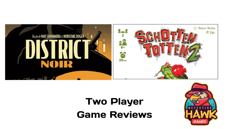 Easy Two Player Game Reviews – Detective Hawk Games
