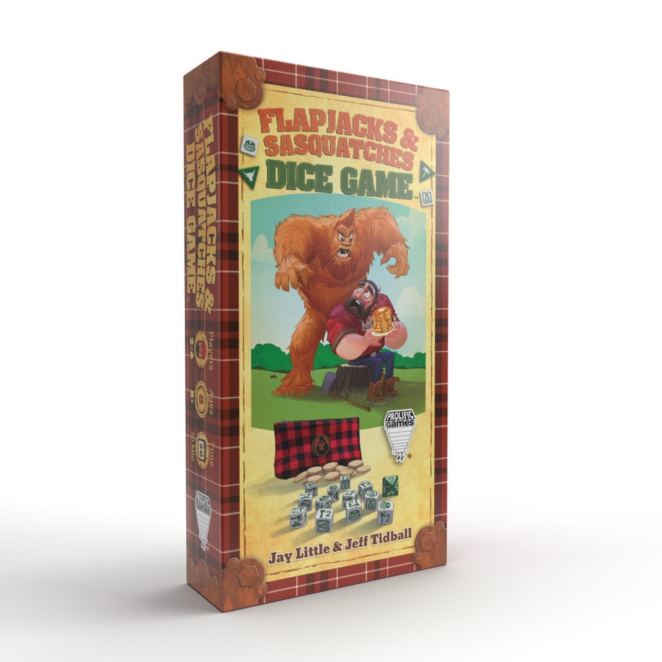 Flapjacks & Sasquatches: The Dice Game – Detective Hawk Games