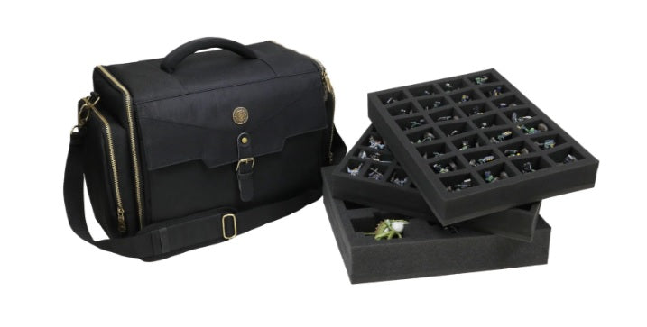 RPG Miniature Figure Storage Case: Wide Base Miniatures - Black ...
