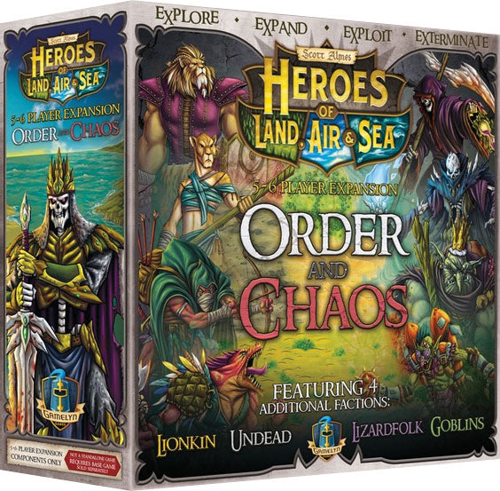 Heroes of Land Air & Sea: Order and Chaos Expansion – Detective Hawk Games