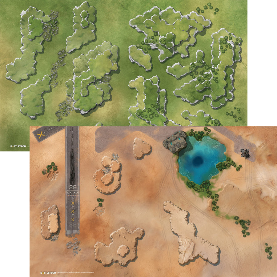 BattleTech: BattleMat - Alpha Strike - Aero Base 2 – Detective Hawk Games